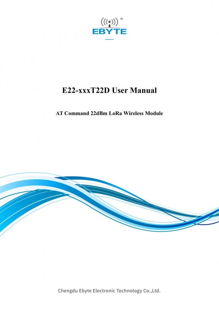 E22-230T22D manual page 1