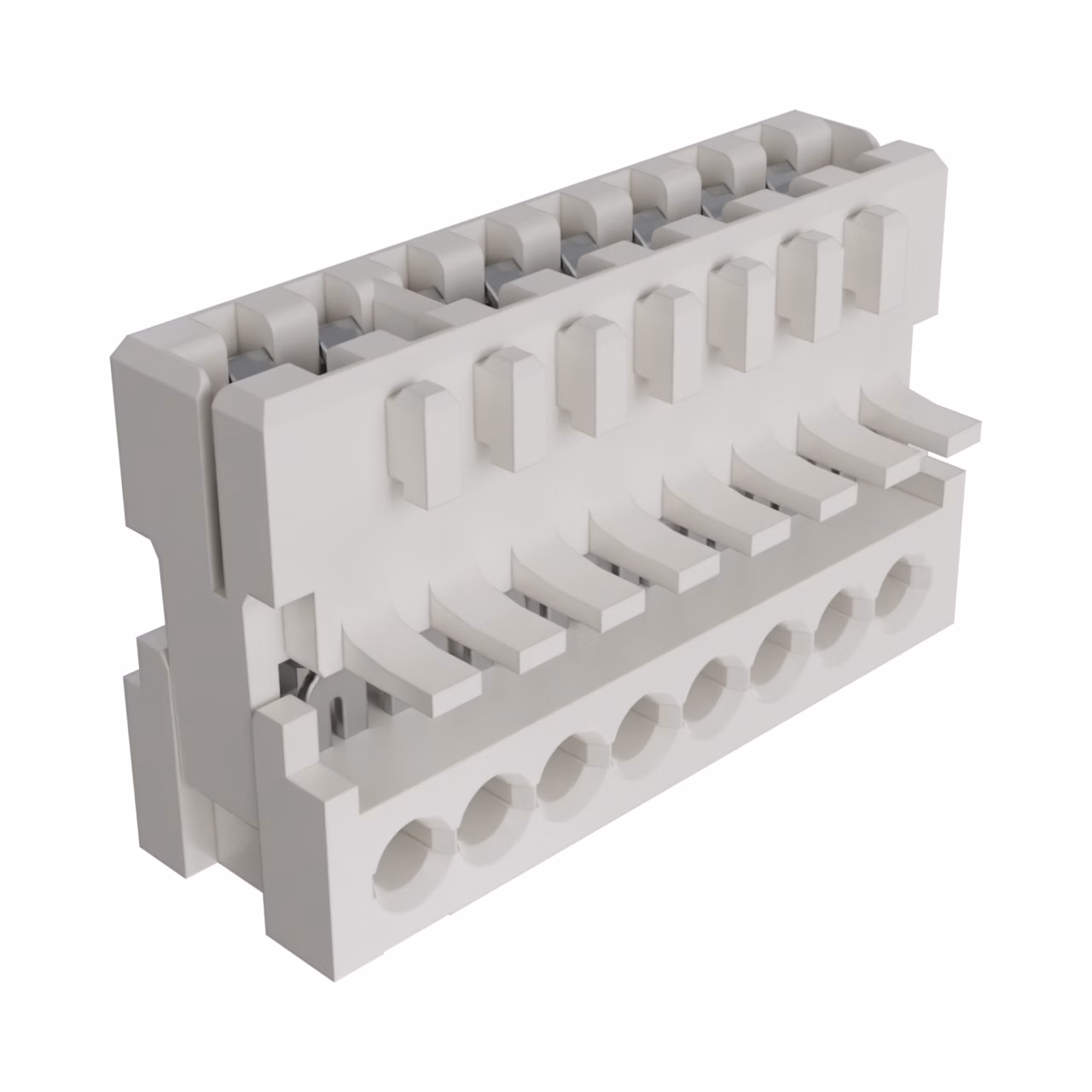 2.54mm Pitch SL Insulation Displacement Connector Assembly, Female, Single Row, Version A, Non-polarized, Wire Size 26 AWG, 3.81µm Tin/Lead (SnPb), 23 Circuits