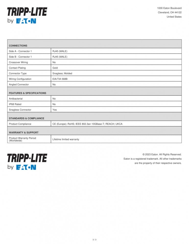 N261-S06-BL technical document page 3