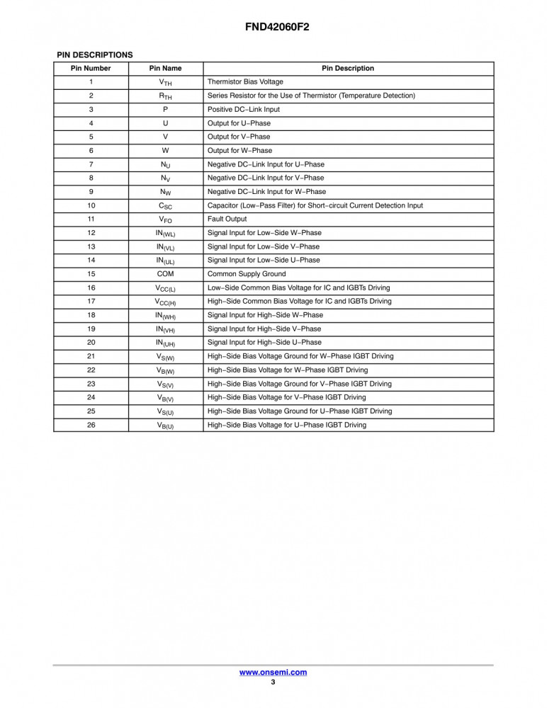 FND42060F2 datasheet preview, page 3