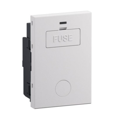 Arteor Advance - 13A unswitched fused connection unit matt white - Double pole fused 13A - Flex outlet knockout and cord grip for sale