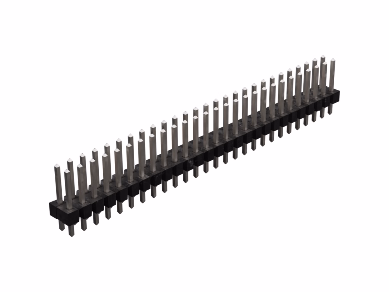 C-Grid Header, 2.54mm Pitch, Through Hole, Dual Row, Vertical, 54 Circuits, 2.54µm Tin (Sn) Plating, Bag Packaging, Lead-Free for sale