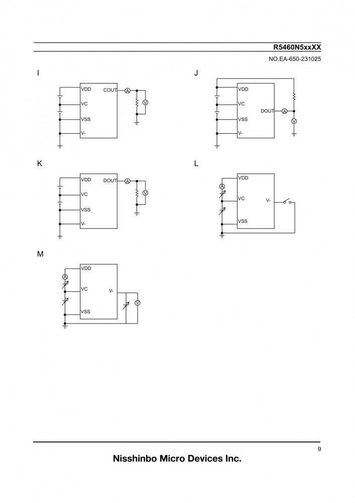 R5460N5 datasheet preview, page 9
