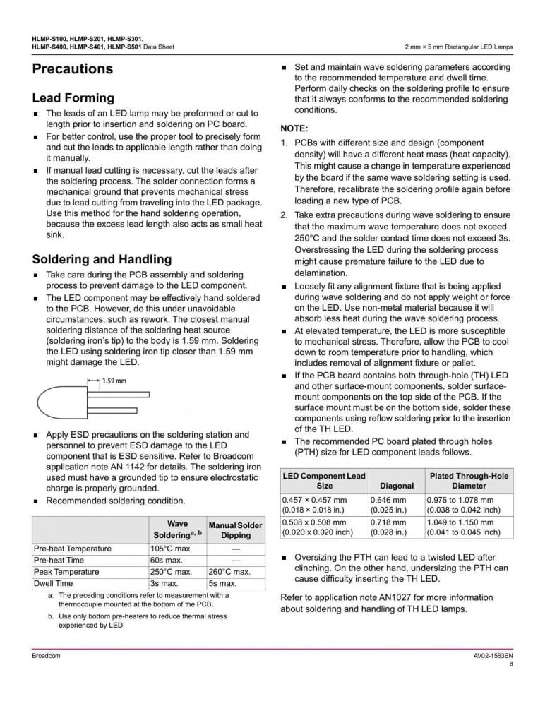 HLMP-S100 datasheet page 8
