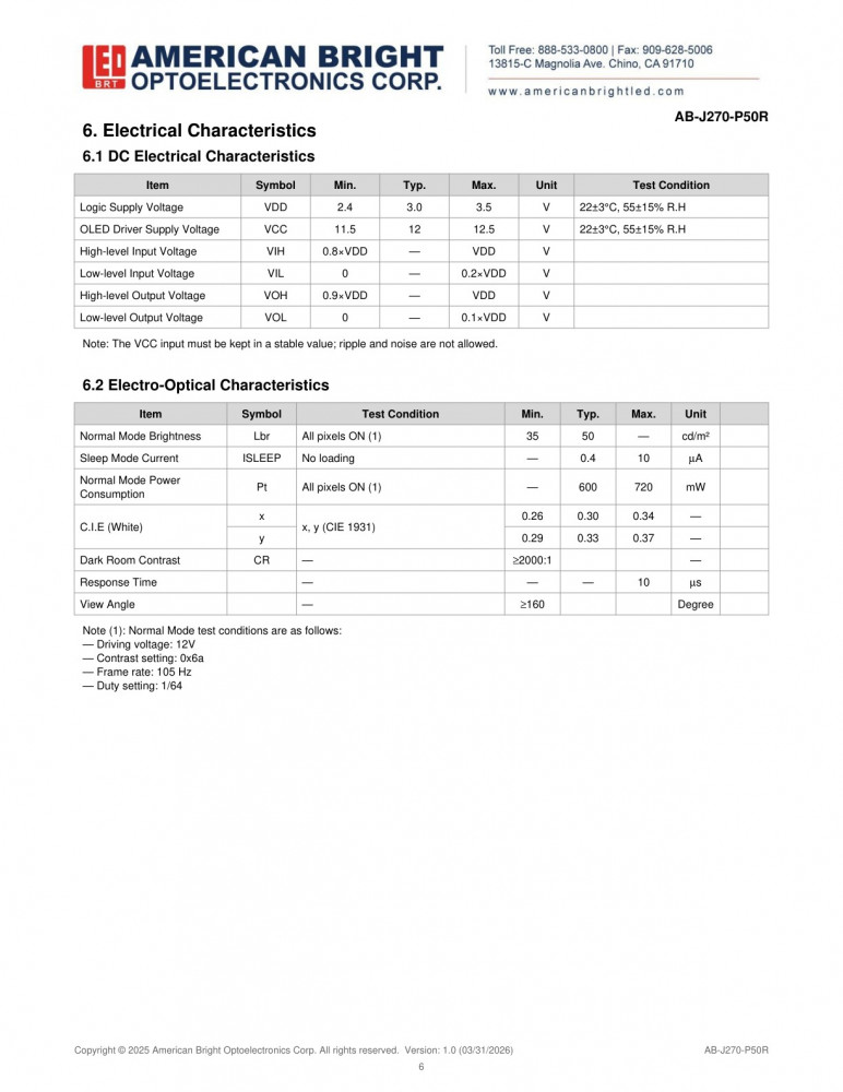AB-J270-P50R document page 6
