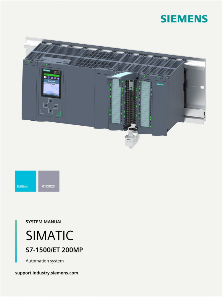 Siemens system manual page 1