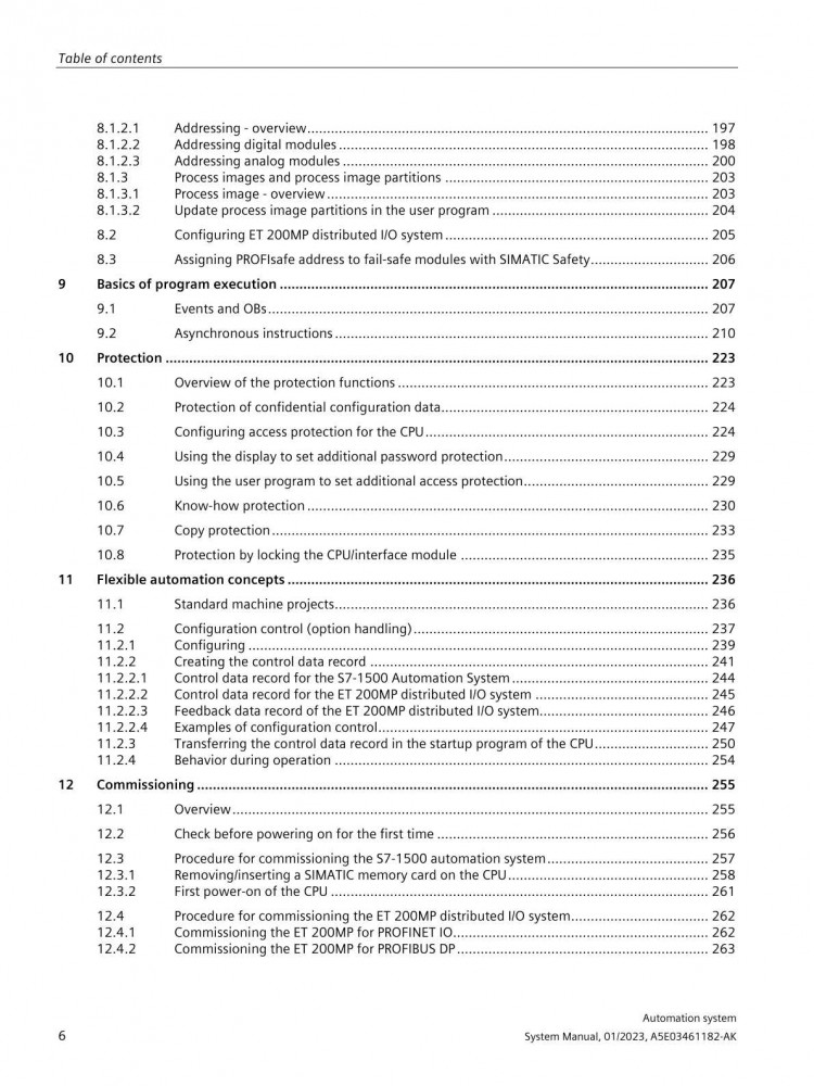 Siemens system manual page 7