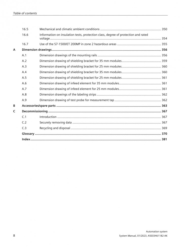 Siemens system manual page 9