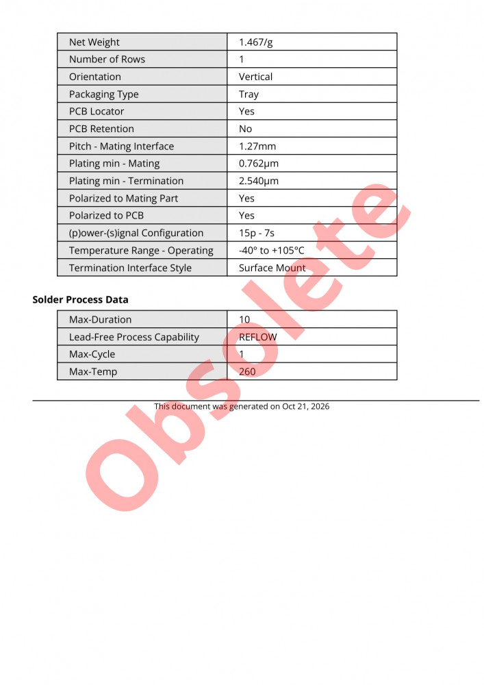 MOLEX 877131001 technical document image, page 3