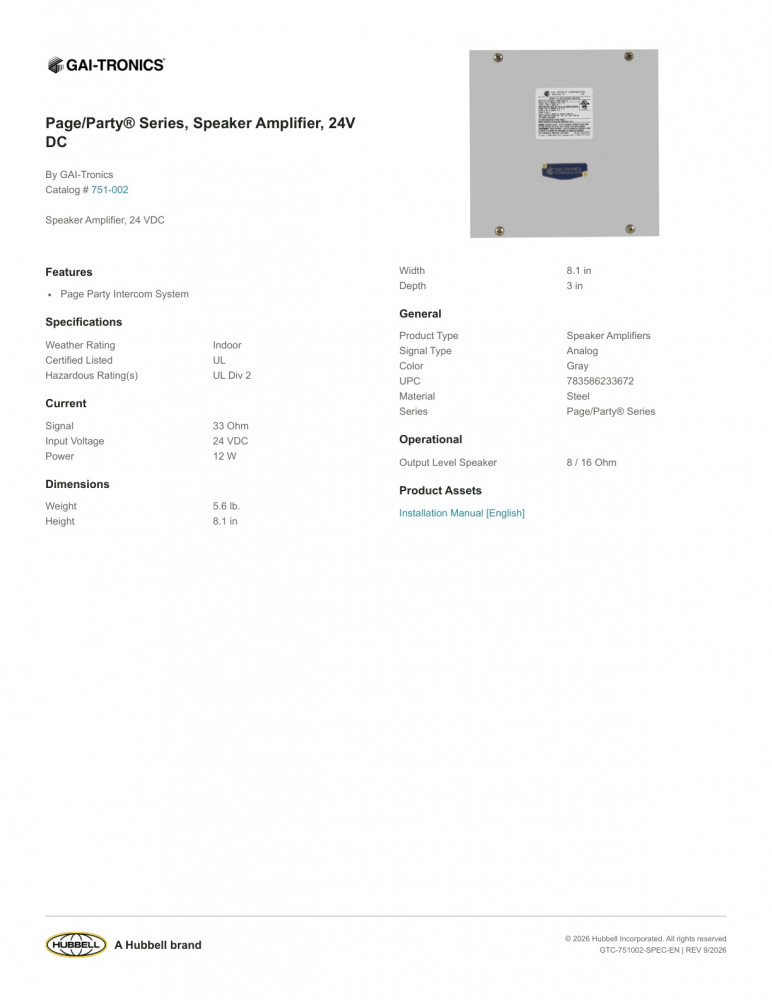 751-002 product documentation preview