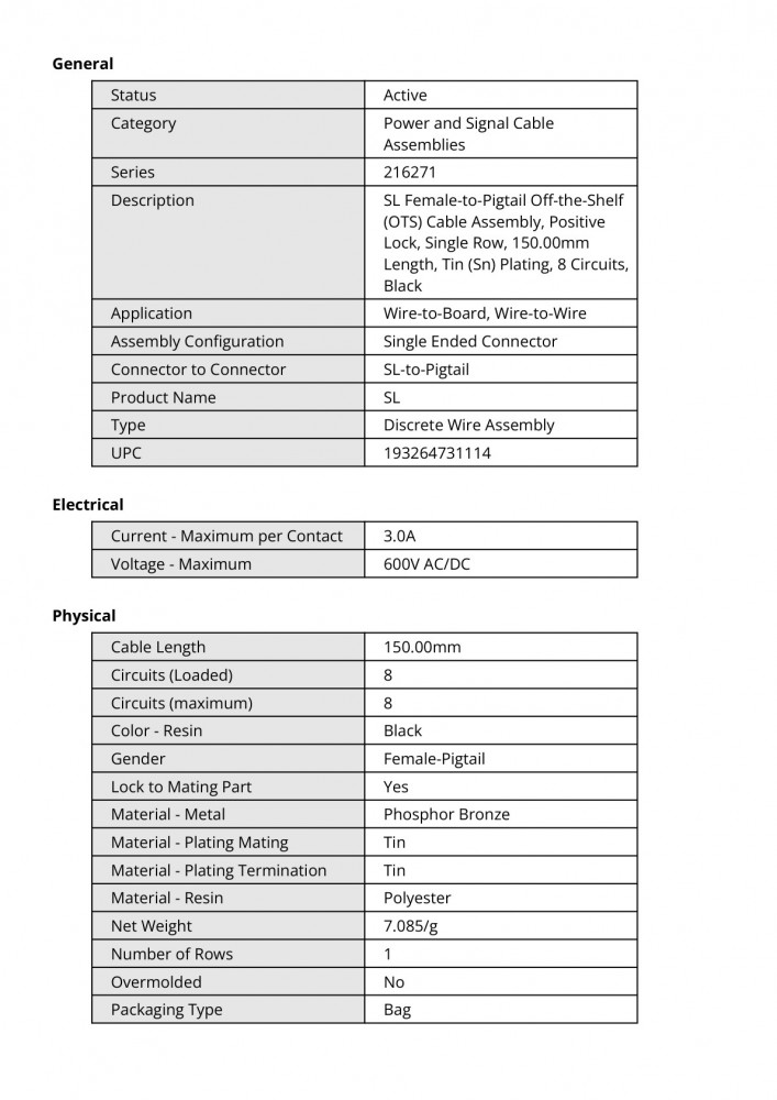 Product document preview, page 2