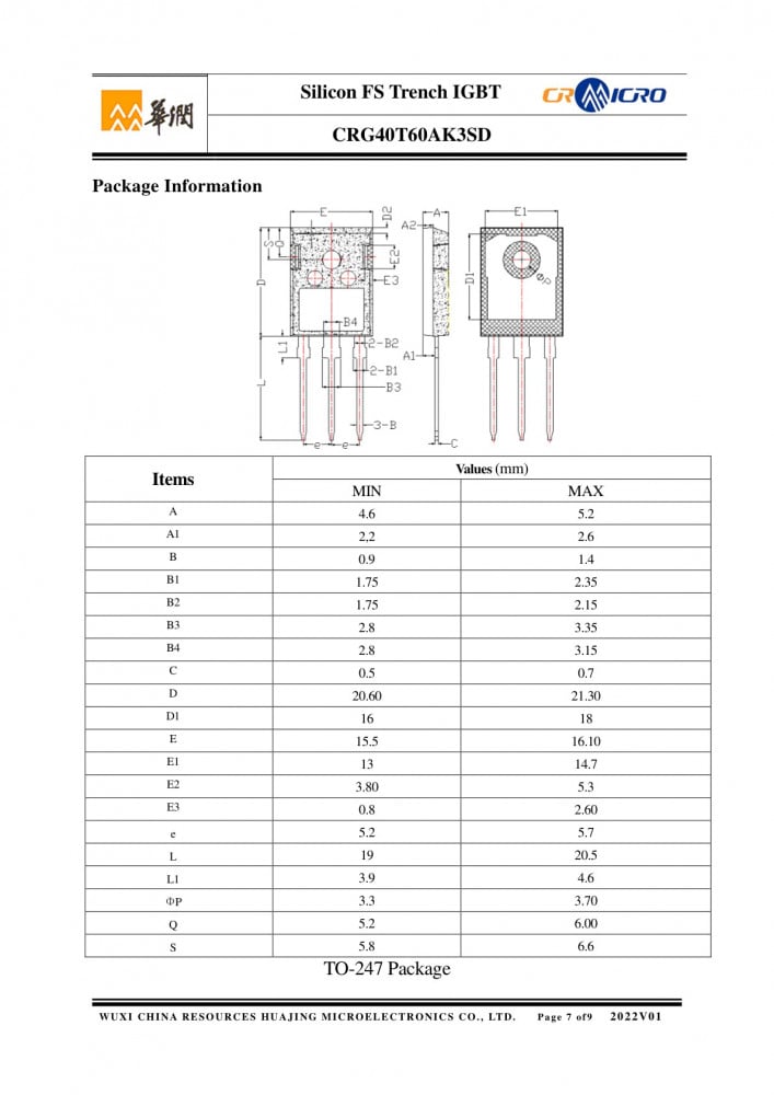 CRG40T60AK3SD datasheet page 7