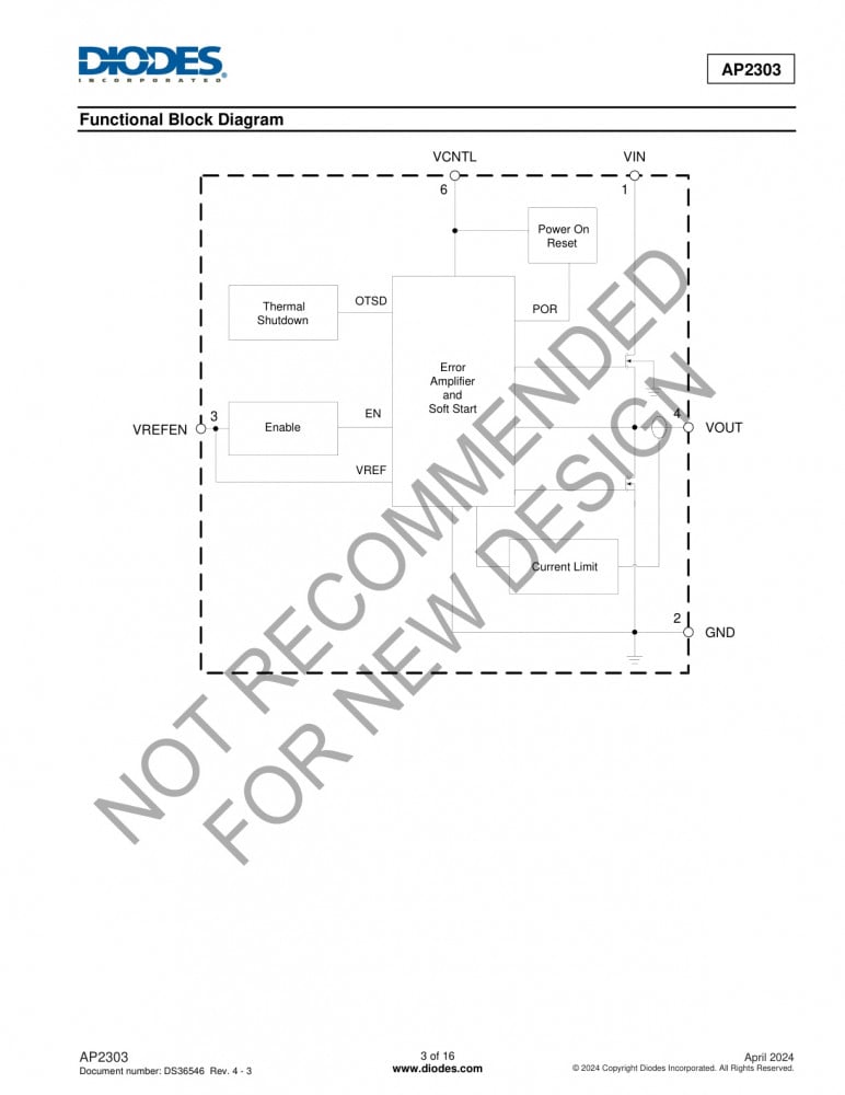 AP2303MTR-G1 datasheet page 3