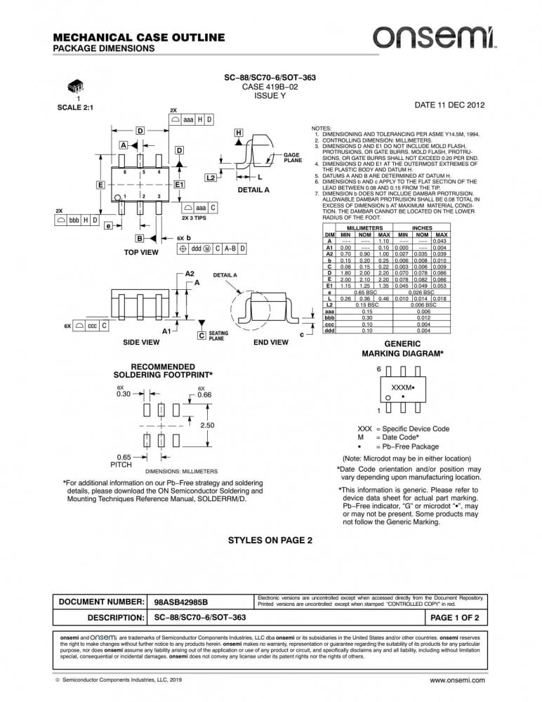 NUP2301MW6T1G datasheet page 4