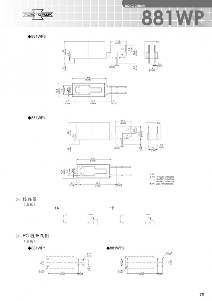 Song Chuan 881WP datasheet page 4