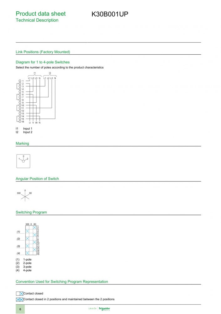 K30B001UP technical document page 6