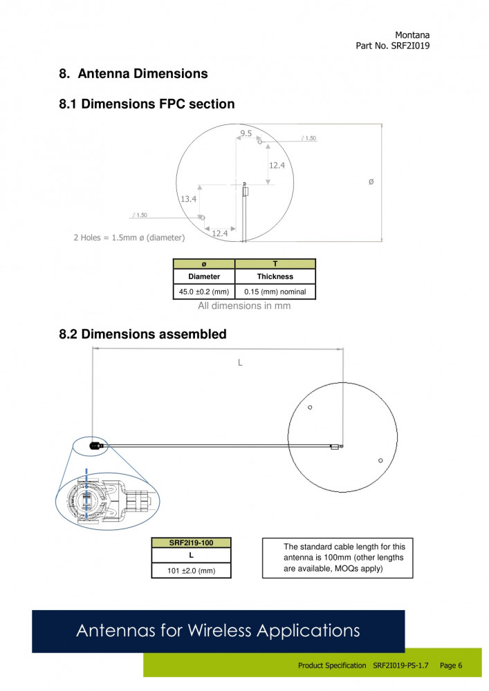 SRF2I019-100 technical document page 6