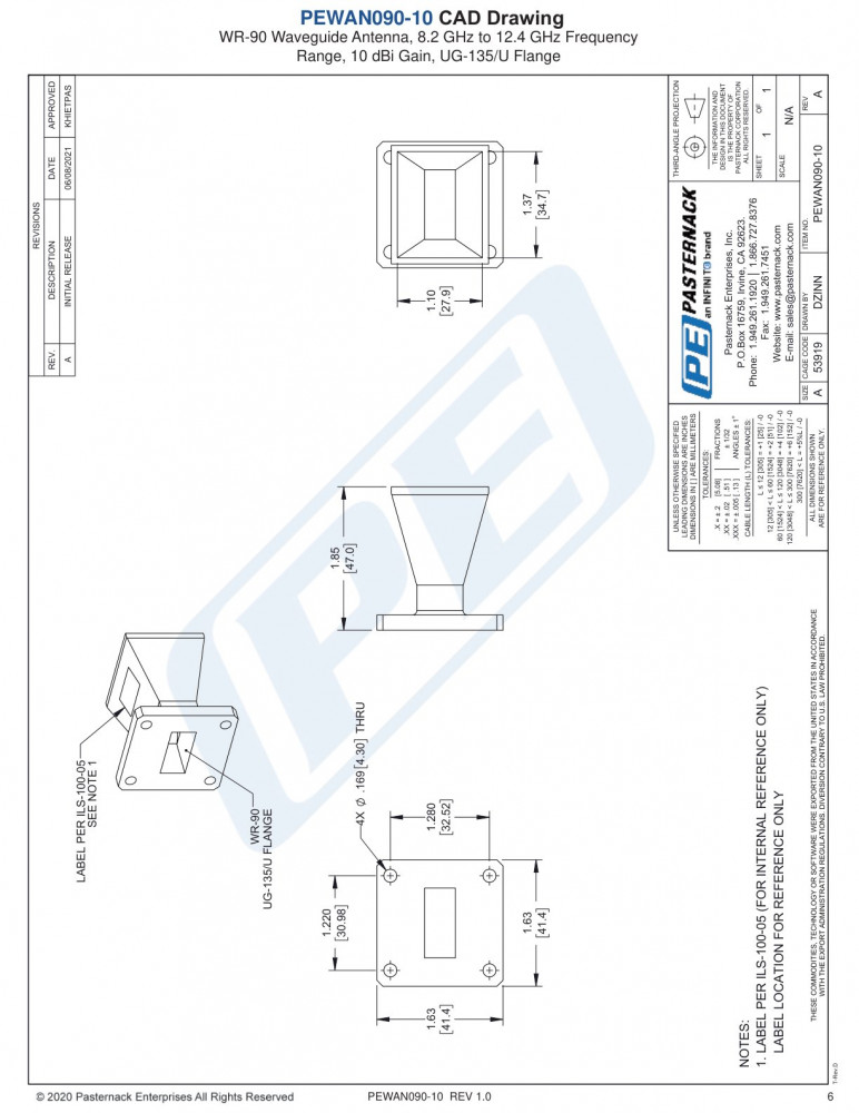 PEWAN090-10 datasheet page 6