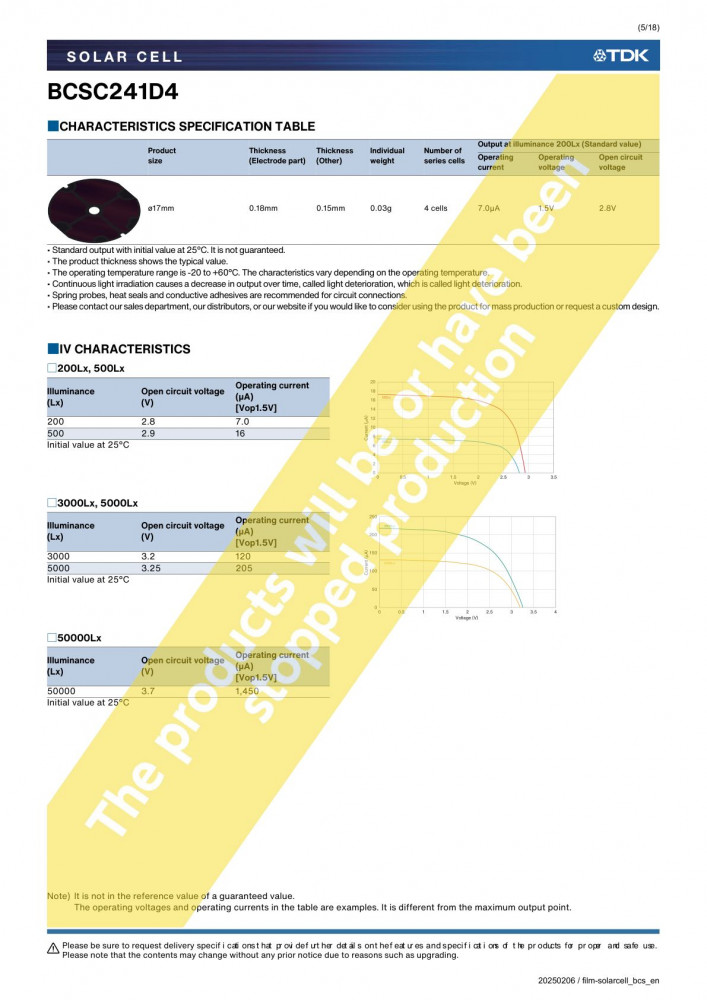 BCS4430B6 technical document page 5