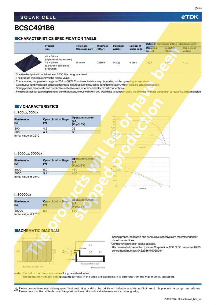 BCS4430B6 technical document page 6