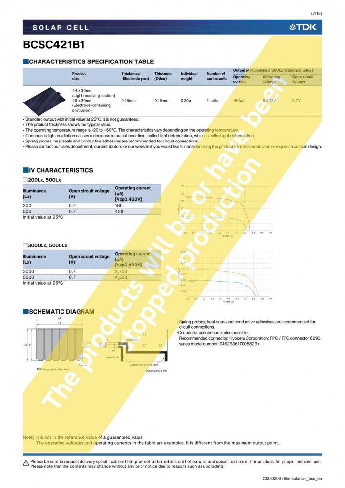 BCS4430B6 technical document page 7