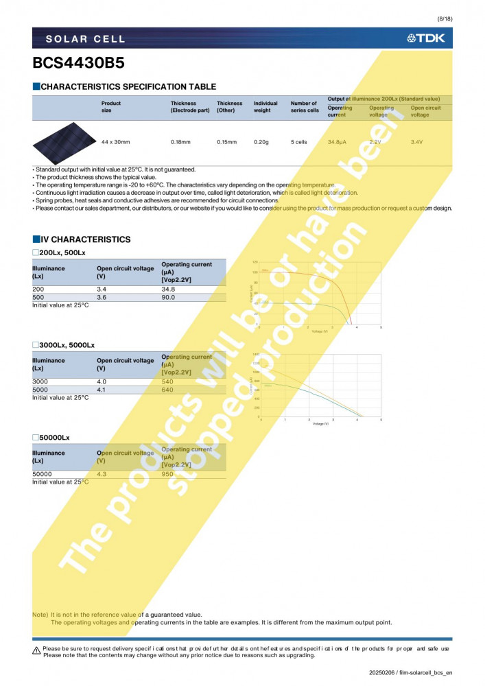 BCS4430B6 technical document page 8