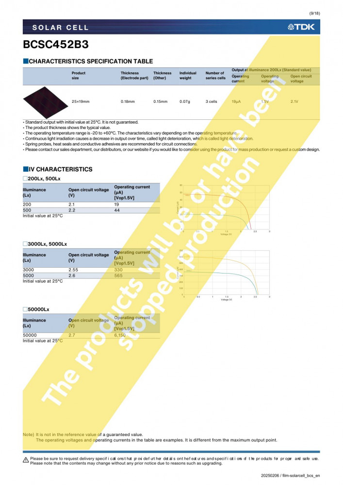 BCS4430B6 technical document page 9