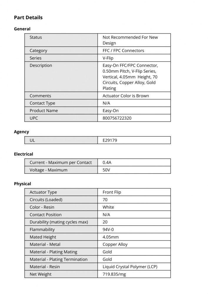 5019517010 technical document page 2