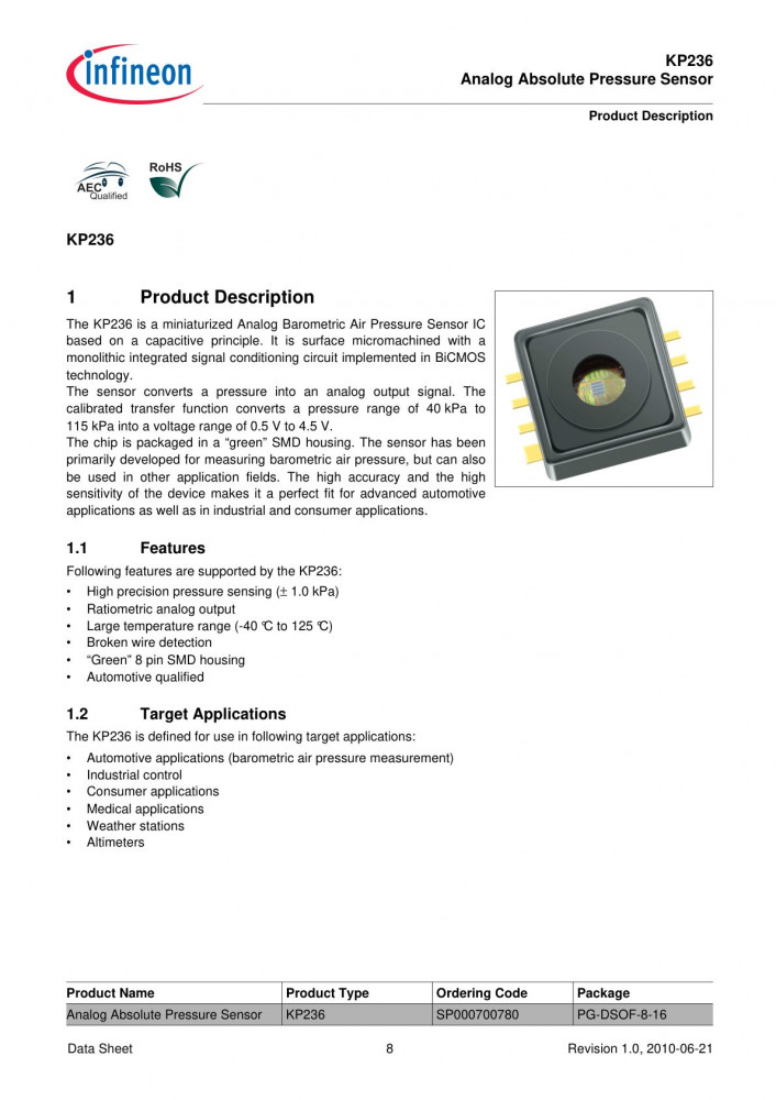 KP236 datasheet page 8
