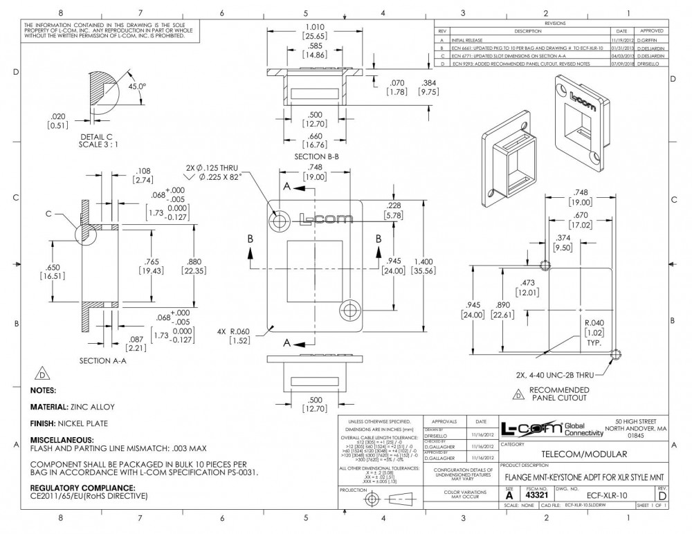ECF-XLR-10 technical document image