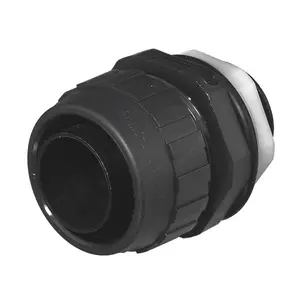 Kellems Wire Management, Liquidtight System, PolyTuff® Straight Male Liquid Tight Connector, 3/8