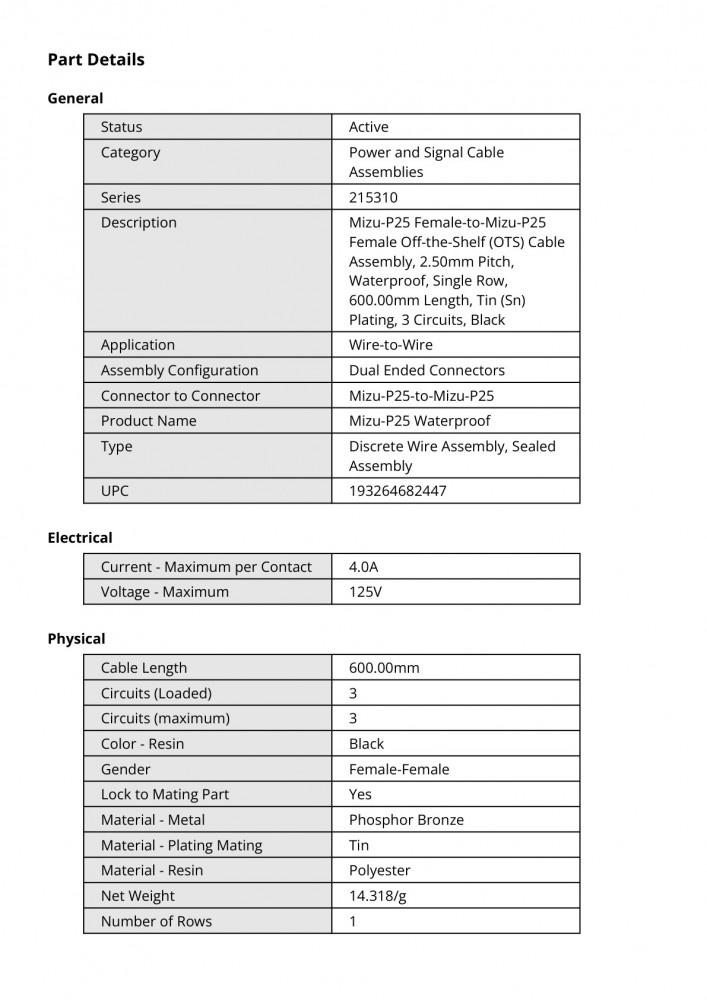 MOLEX 2153101033 product document page 2
