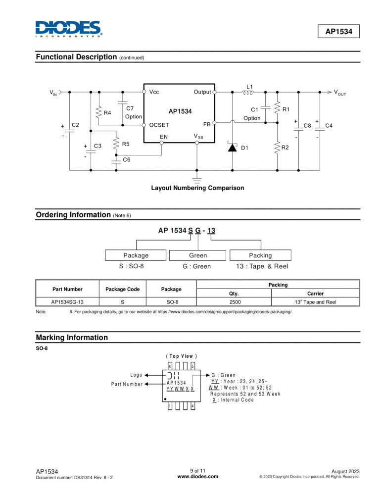 AP1534SG-13 datasheet page 9