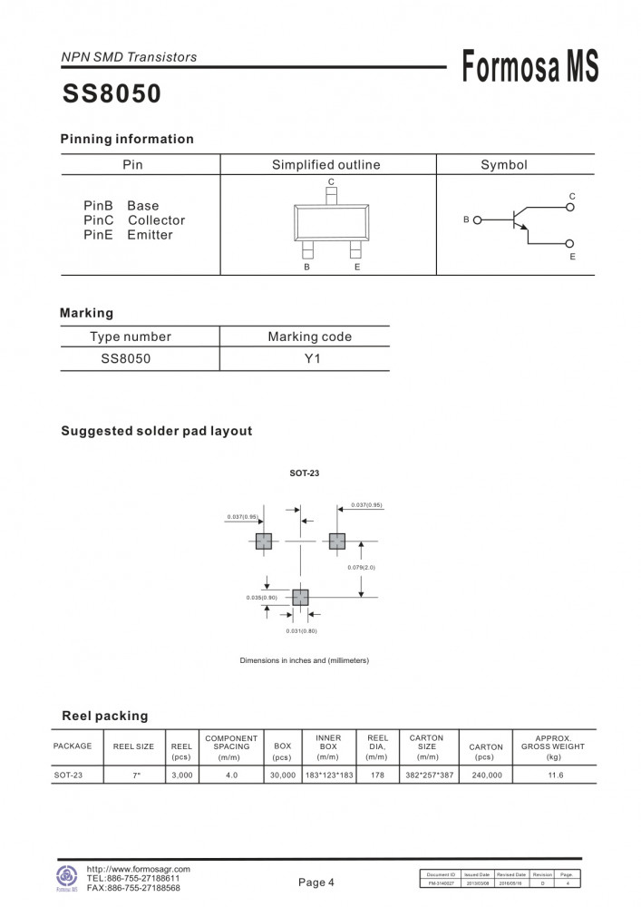 SS8050 datasheet page 4