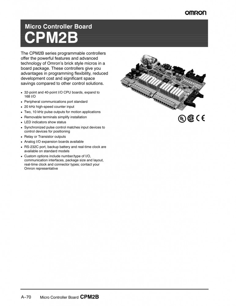 CPM2B technical document page 1