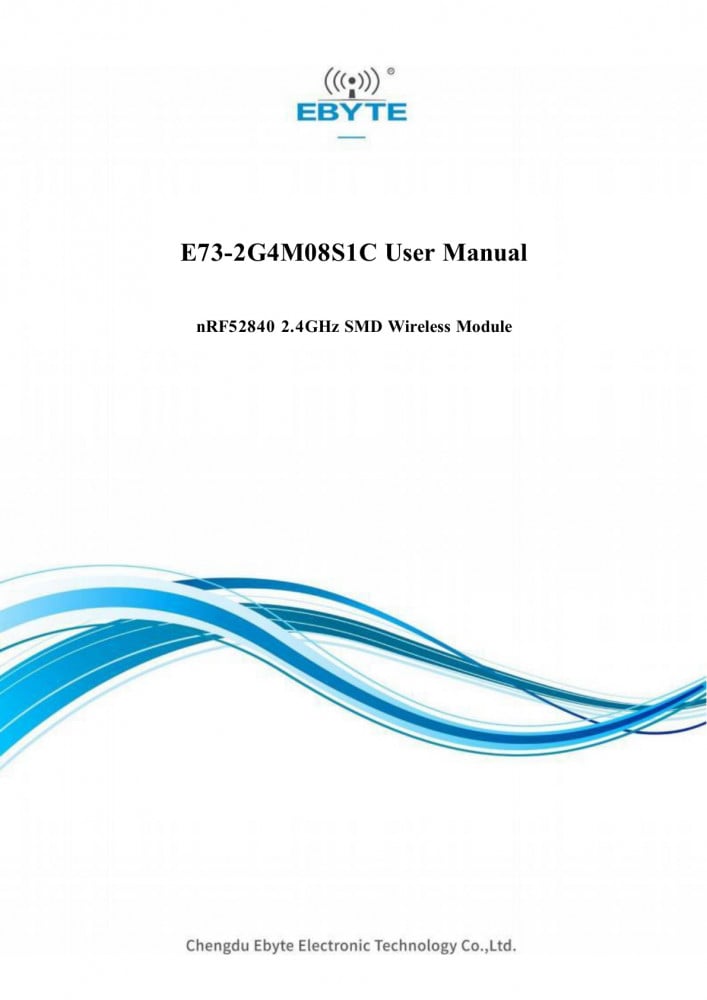 E73-2G4M08S1C manual page 1