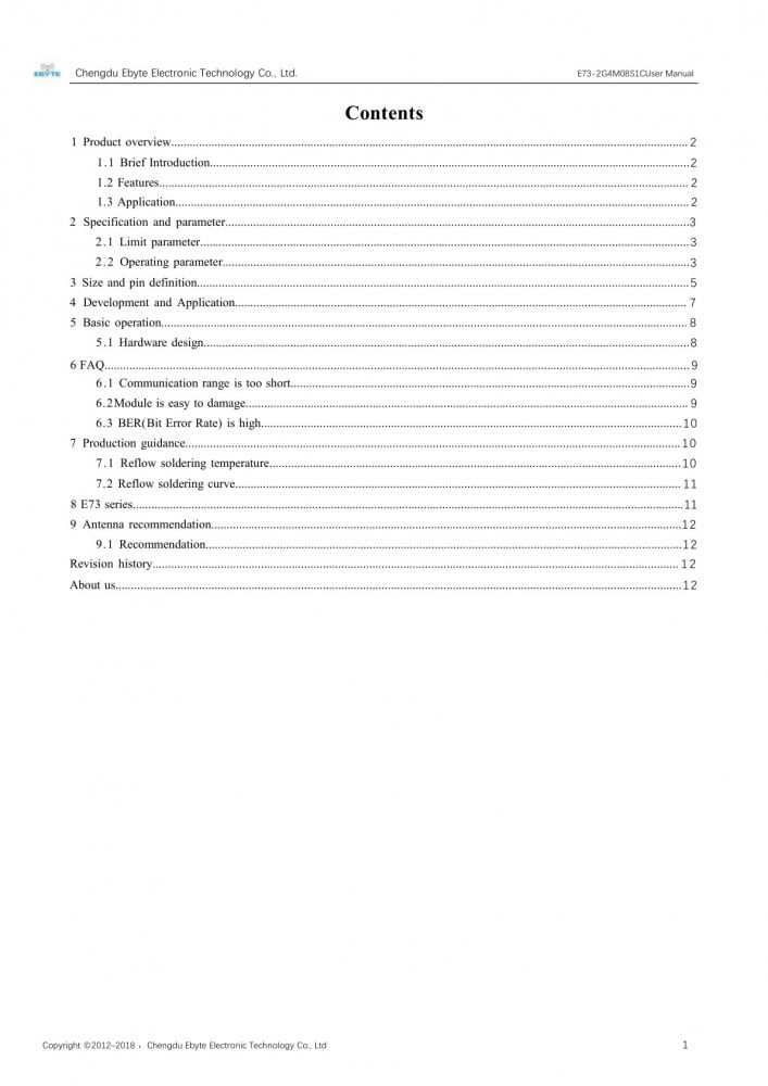 E73-2G4M08S1C manual page 2