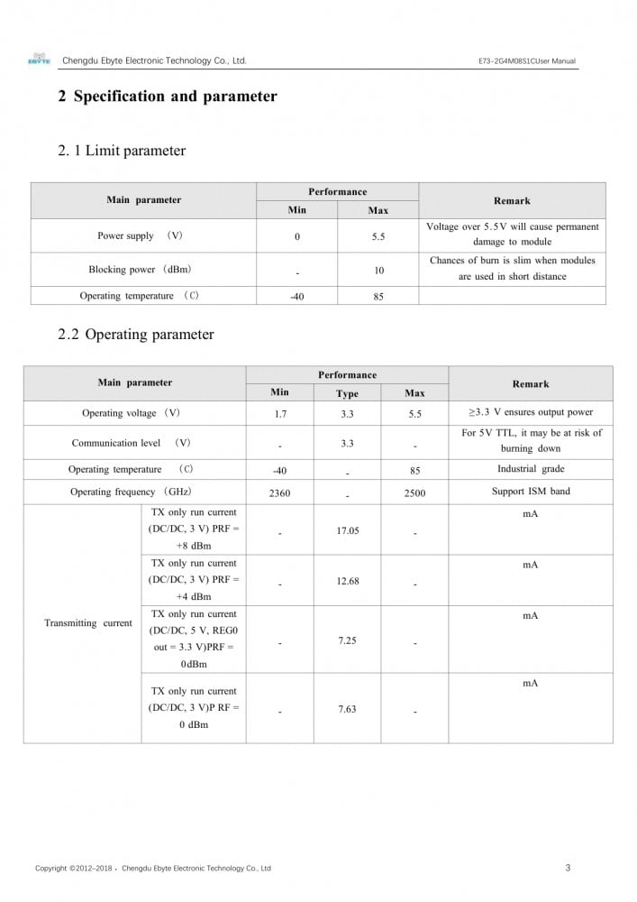 E73-2G4M08S1C manual page 4