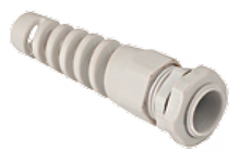 Heavy-Duty Plastic Spiral Top Gland, with Gasket and Nut, M20x1.5 Thread,  Grey RAL 7001 for sale