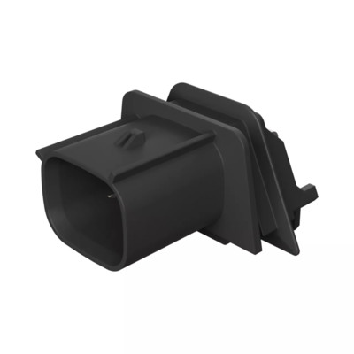 MX150 2x4 Dual Row Right-Angle Header, 8 Circuits, Keying Option C, Dark Gray, Solder Tail for sale