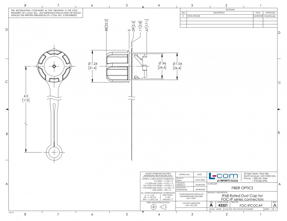 FOC-IPCOCAP L-com product document preview