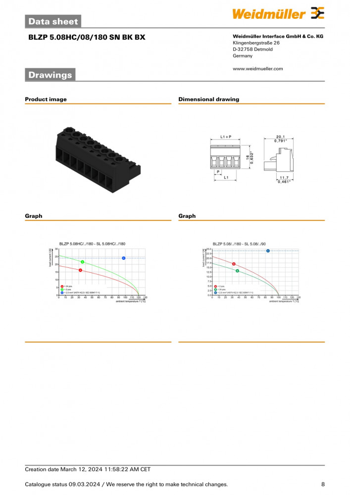 Product technical document page 8