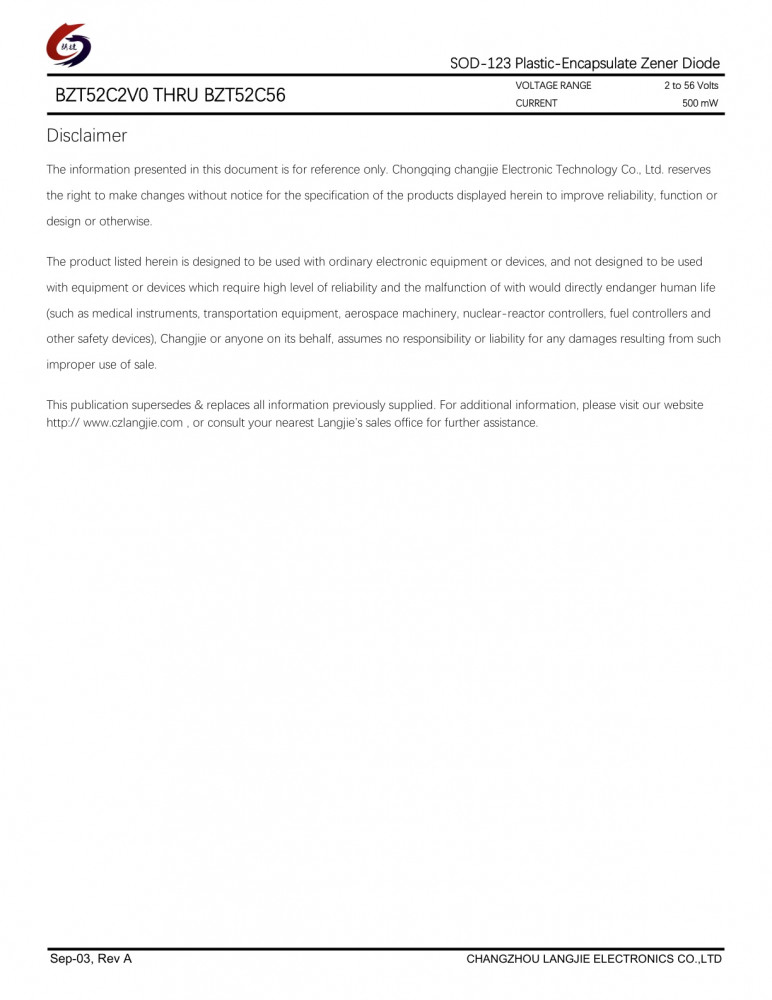 BZT52C9V1 datasheet page 9