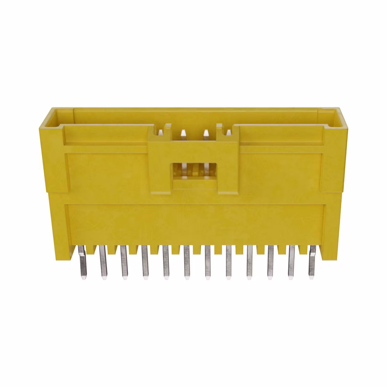 2.00mm Pitch MicroTPA Wire-to-Board Header, Vertical, High Wall Type, Kinked PC Tail, with Inner Positive Lock, 12 Circuits, Yellow for sale