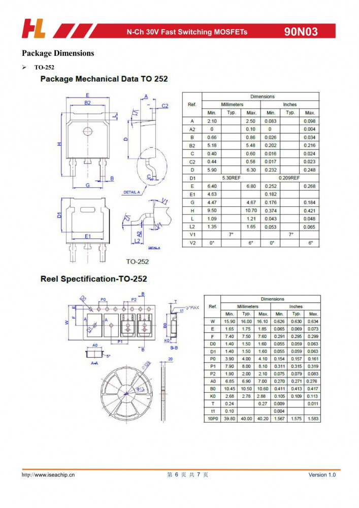HL 90N03 datasheet page 6