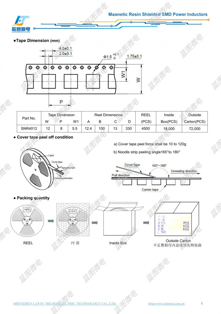 SNR4012 datasheet page 4