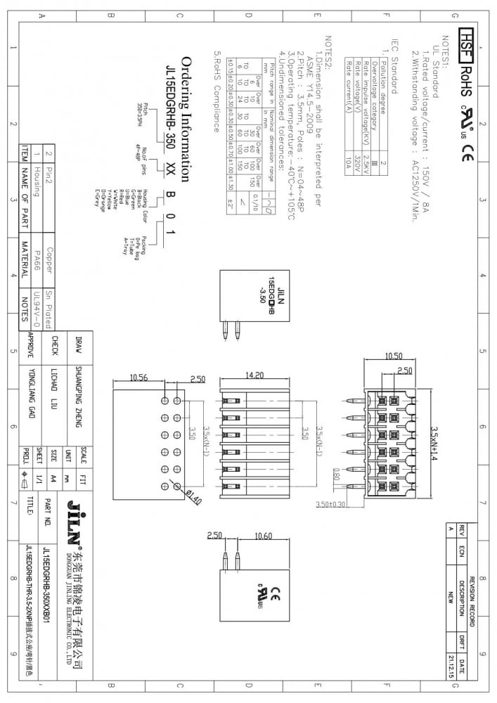 JL15EDGRHB-35012B01 technical document preview