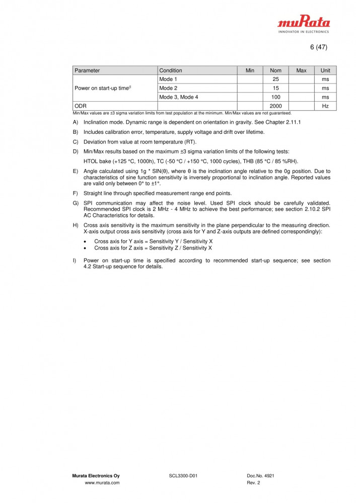 SCL3300-D01 datasheet page 6