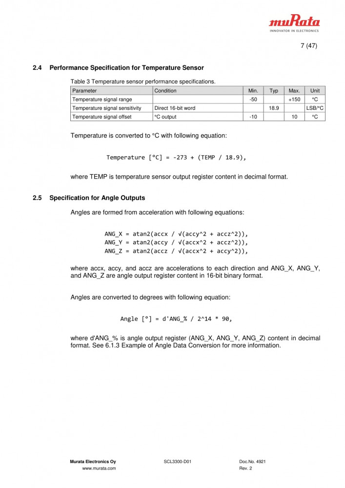 SCL3300-D01 datasheet page 7