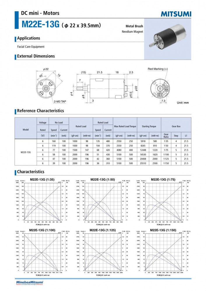 M22E-13G series technical document page 2